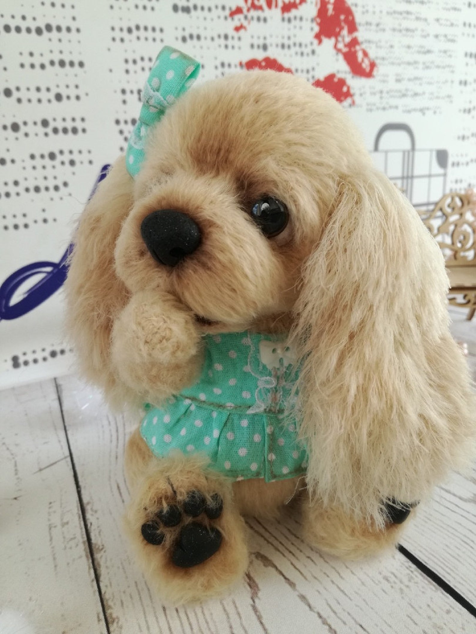 0026 Crochet Pattern Spaniel puppy dog Pdf file by Julia | Etsy
