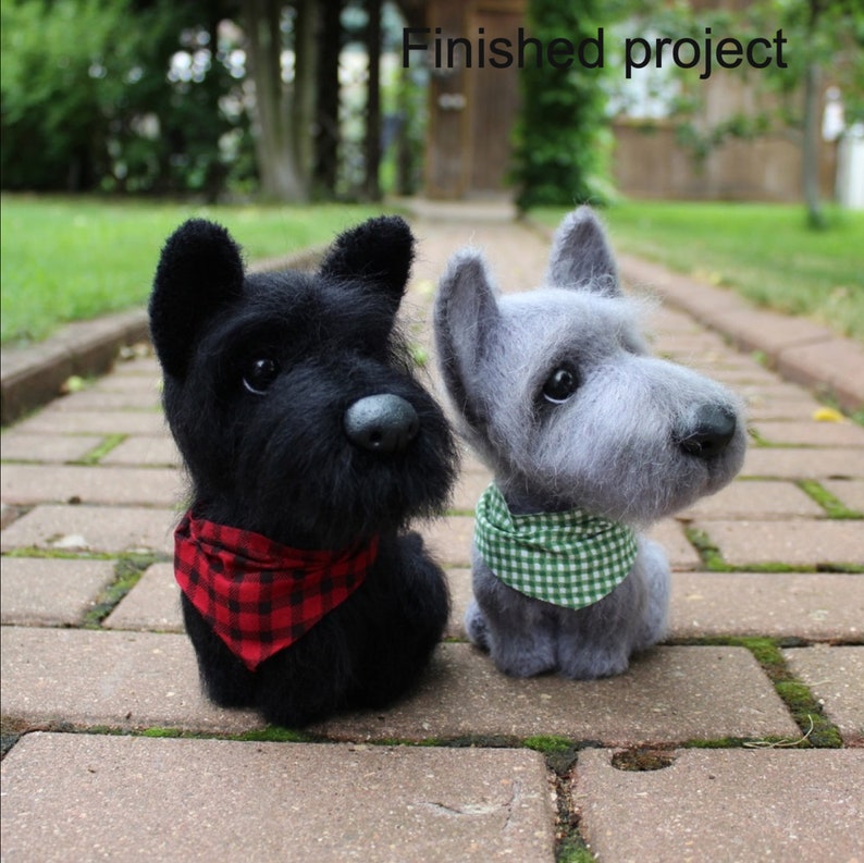 0027 Crochet Pattern Scottish Terrier Puppy Dog Pdf File - Etsy