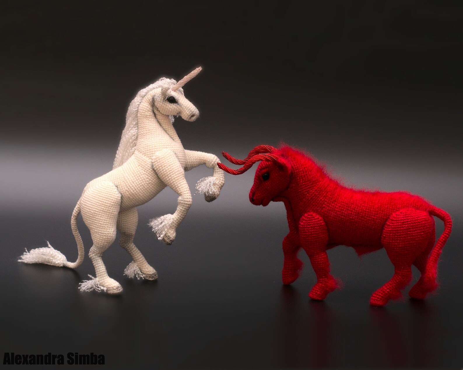 0031 Crochet Pattern Realistic Bull. Red Flame Bull and - Etsy