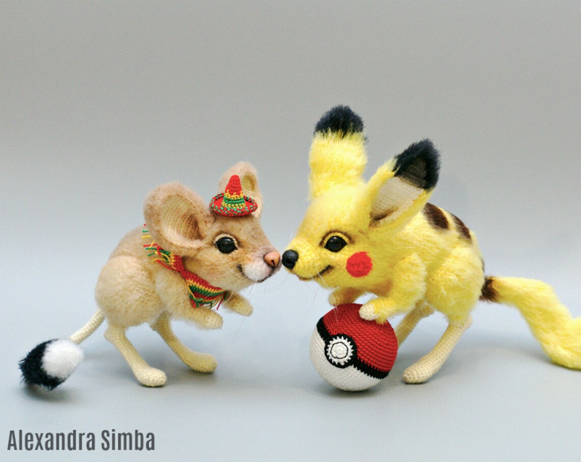 0023 Crochet Pattern Mexican Jerboa With Modifications for | Etsy