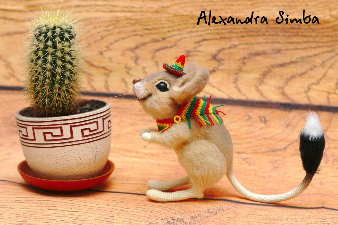 0023 Crochet Pattern Mexican Jerboa With Modifications for | Etsy