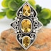 Royal Collection-yellow Citrine Gemstone-925 Sterling Silver Handmade 3 ...