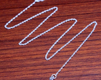 AAA Quality Solid Silver Chain Necklace 925 Sterling Silver | Etsy
