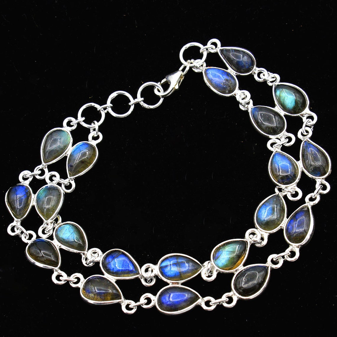Labradorite Bracelet , Handmade Jewelry , Gifts for Her , Silver ...