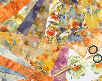 Mixed Media Collage Paper Kits Hand Painted Papers.40 Piece - Etsy