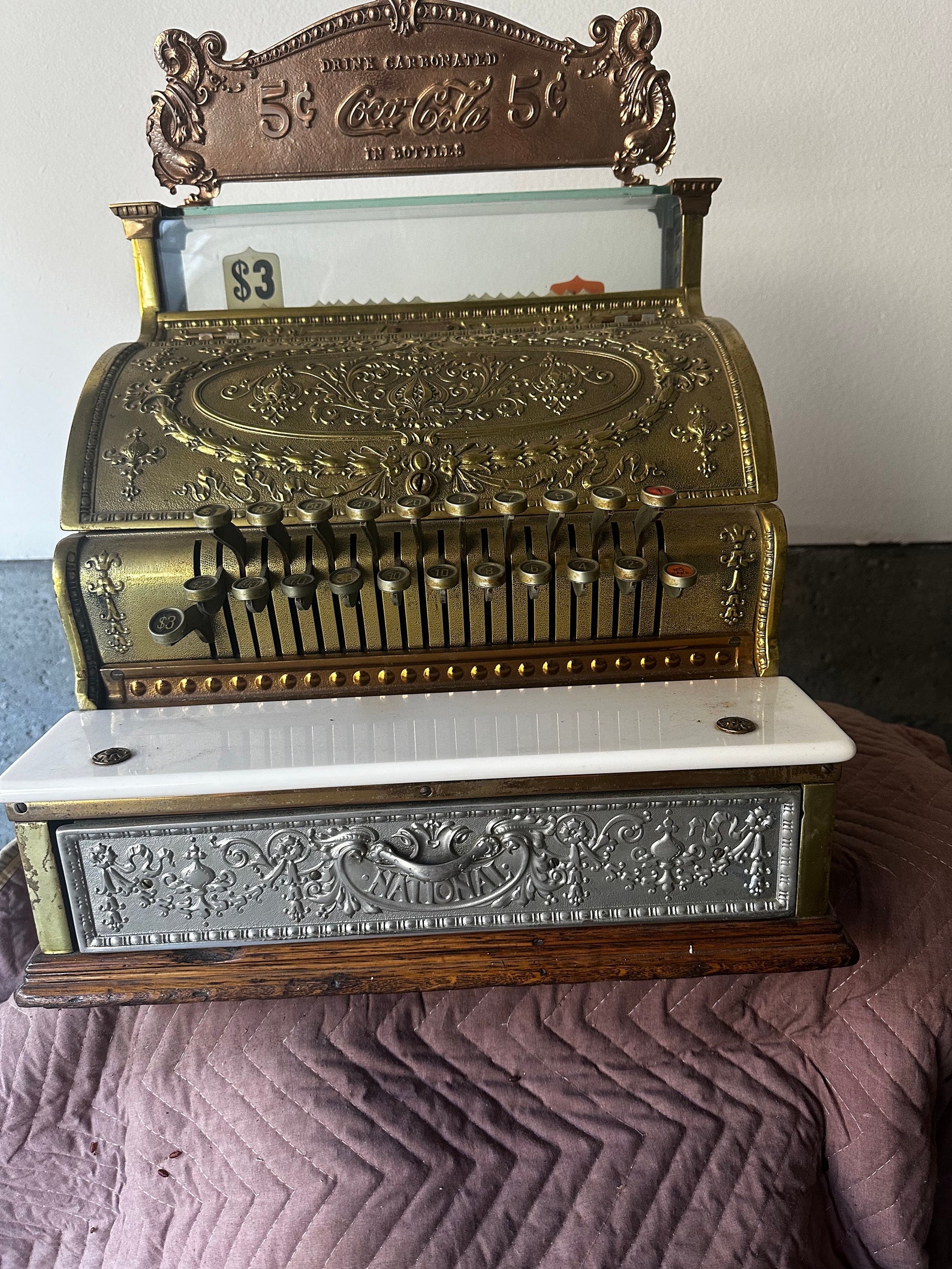 Antique Coca Cola Cash Register Model 332 - Etsy