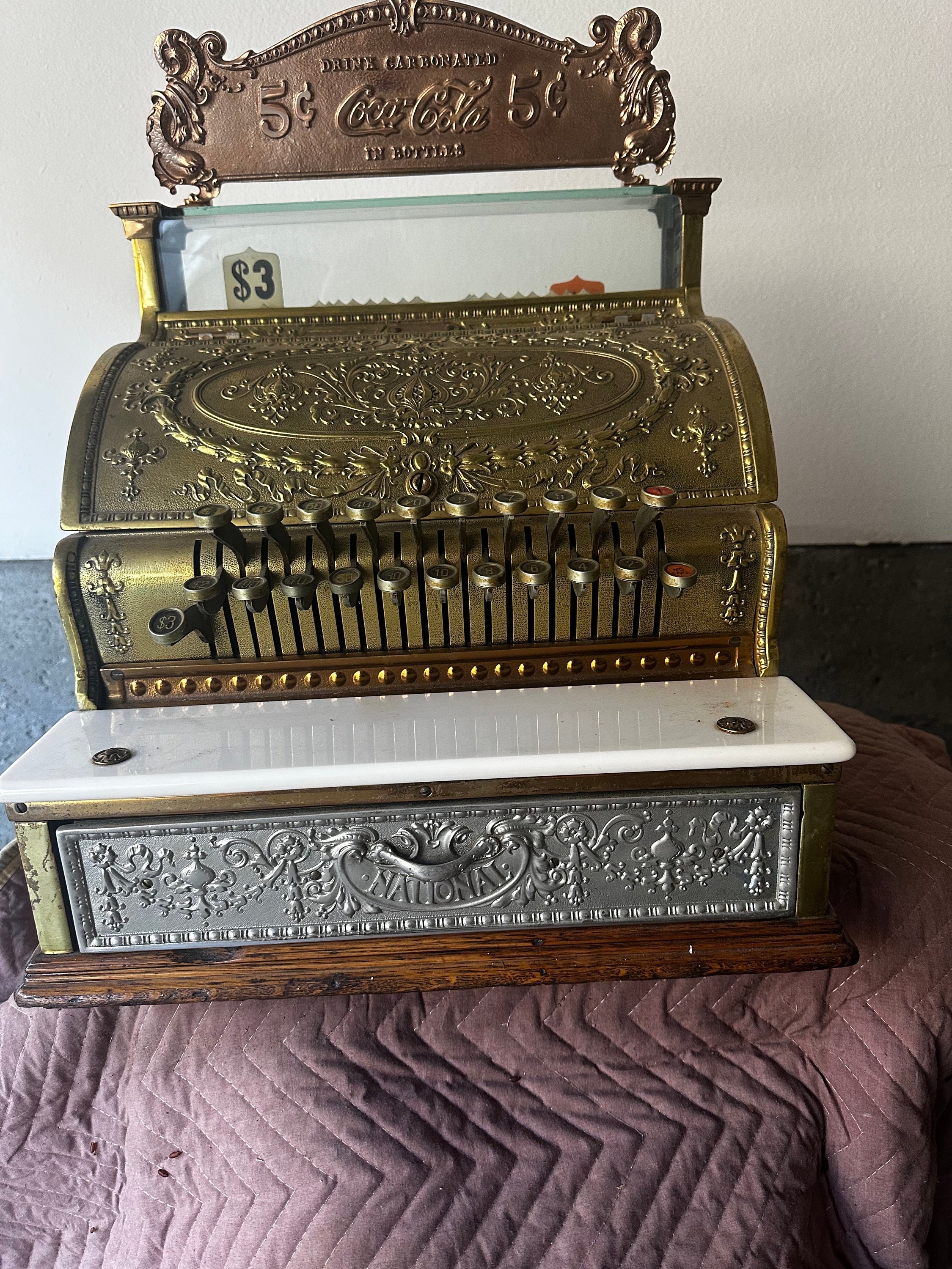 Antique Coca Cola Cash Register Model 332 - Etsy