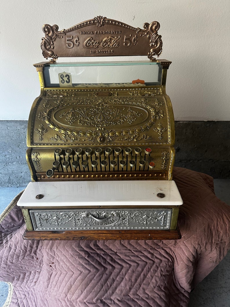 Antique Coca Cola Cash Register Model 332 - Etsy