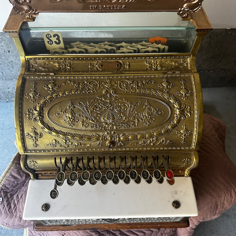 Antique National Cash Register - Etsy