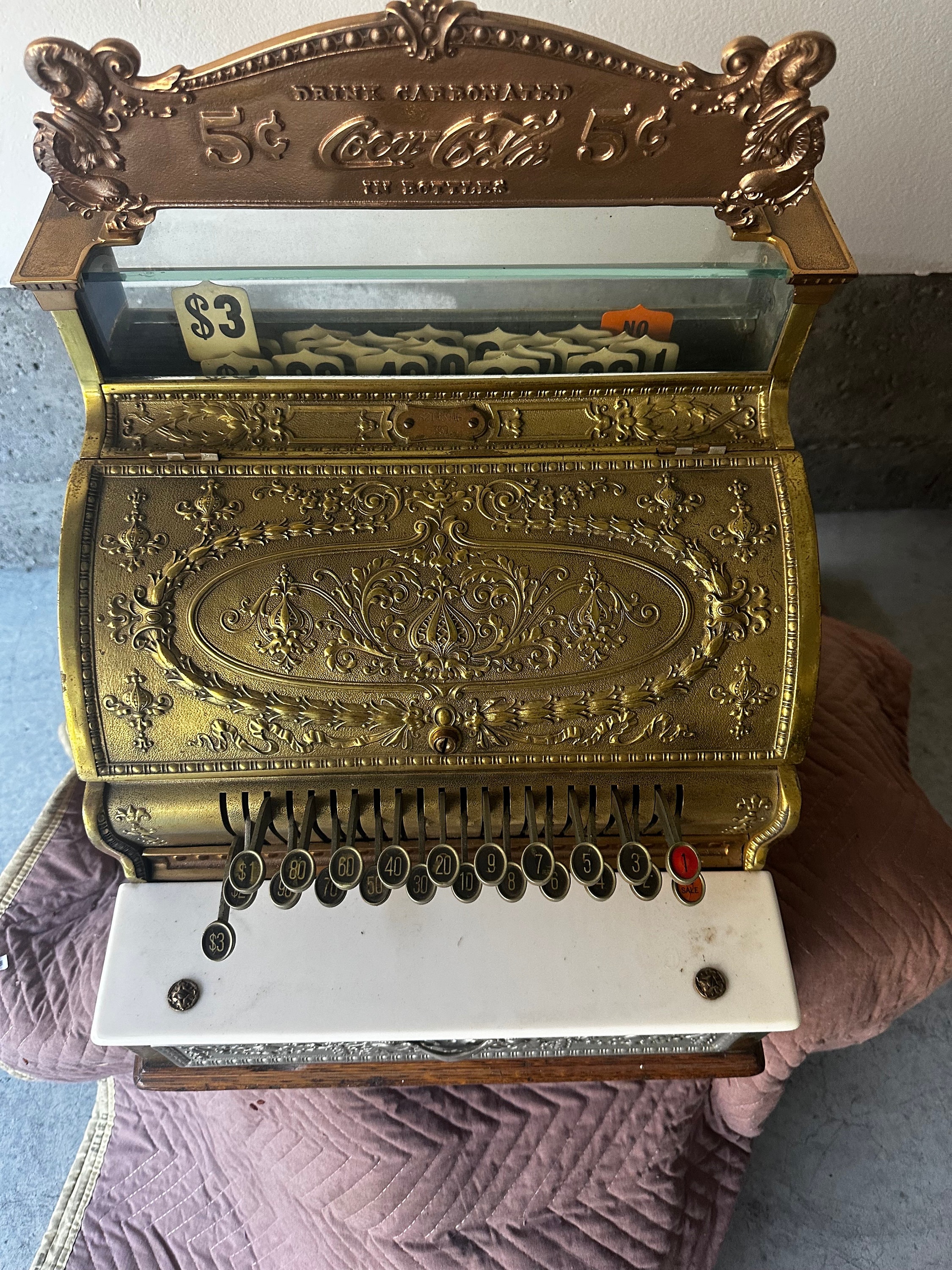 Antique Coca Cola Cash Register Model 332 - Etsy