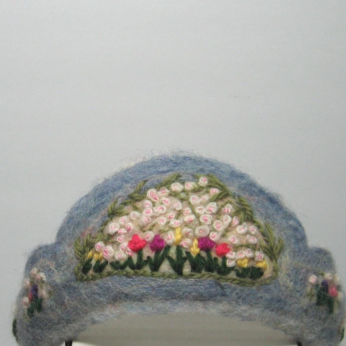 Spring Flowers Hand Felted Wool Crown, Child/adult Sm/med 100% Wool ...