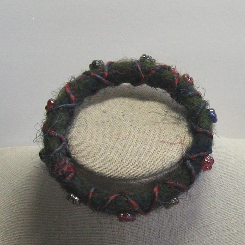 Wool Bracelet - Etsy