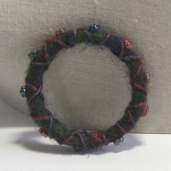 Wool Bracelet - Etsy