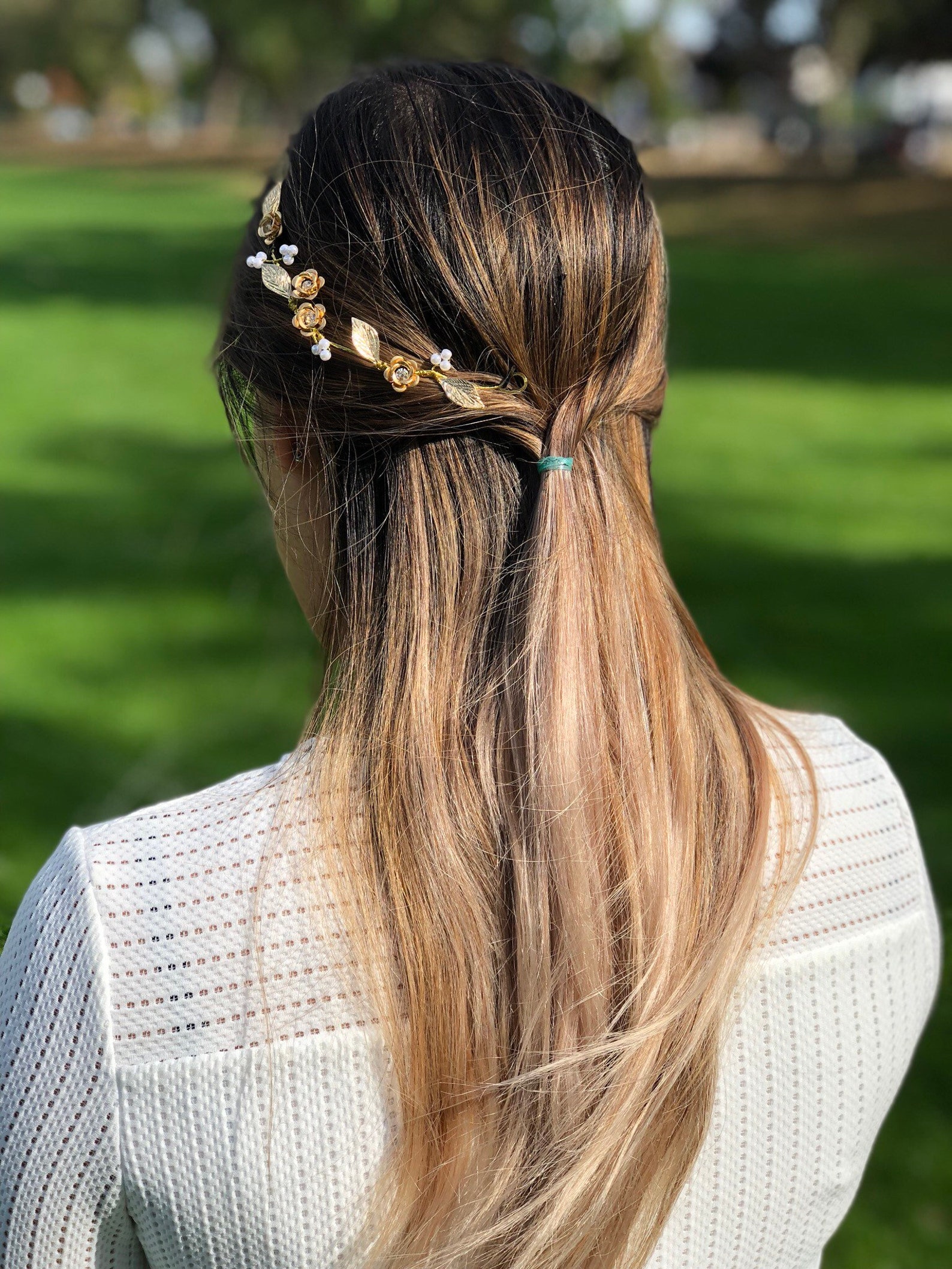 Beautiful Floral Unique Headpiece | Etsy