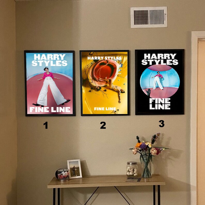 Harry Styles Fine Line Poster, Home Decor No Framed - Etsy