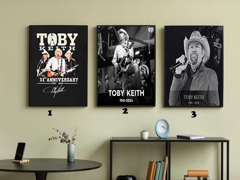 Rip Legend Toby Keith 1961-2024 Poster sold by Fiona-Local | SKU ...