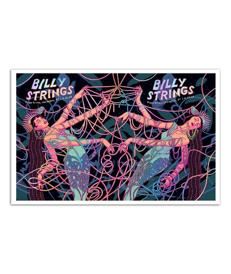 Billy Strings, 26-27 avril 2024 Rupp Arena Lexington KY Poster - Etsy ...