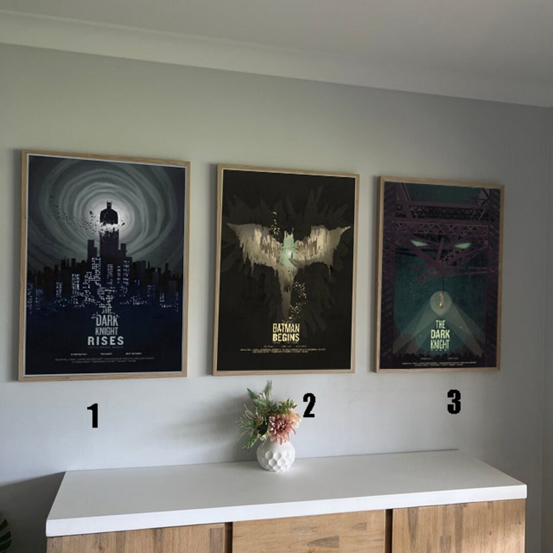 Batman Begins Movie Posters, the Dark Knight Rises Poster - Etsy