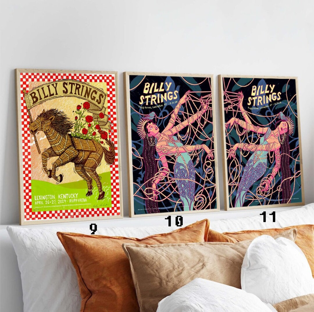 Billy Strings, 26-27 avril 2024 Rupp Arena Lexington KY Poster - Etsy ...