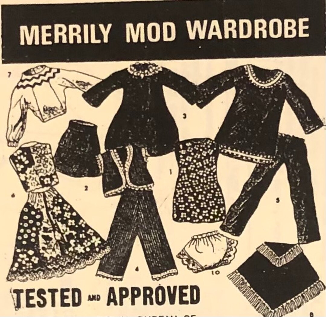 Pippa Dawn Merrily Mod Wardrobe Pattern Original Primer and ...