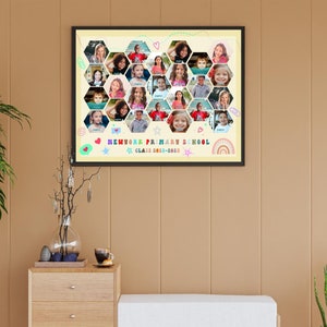 Editable School Class Photo Collage Template (digital Download) - Etsy