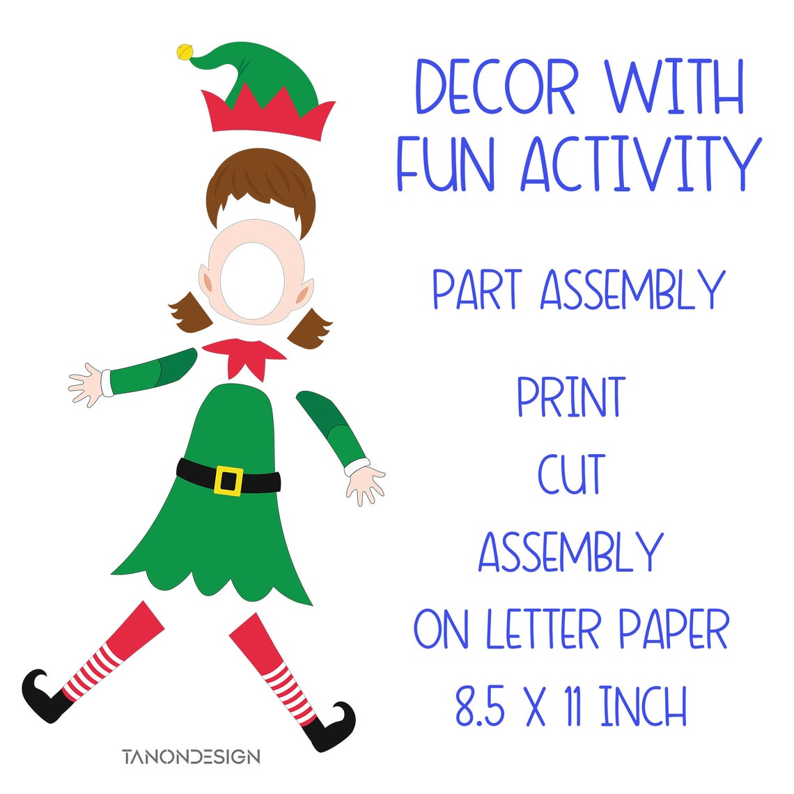 Christmas Classroom Door Decor, Elf Selfie Door Decor Kit, Take a Selfie Printable . Inclusive ...