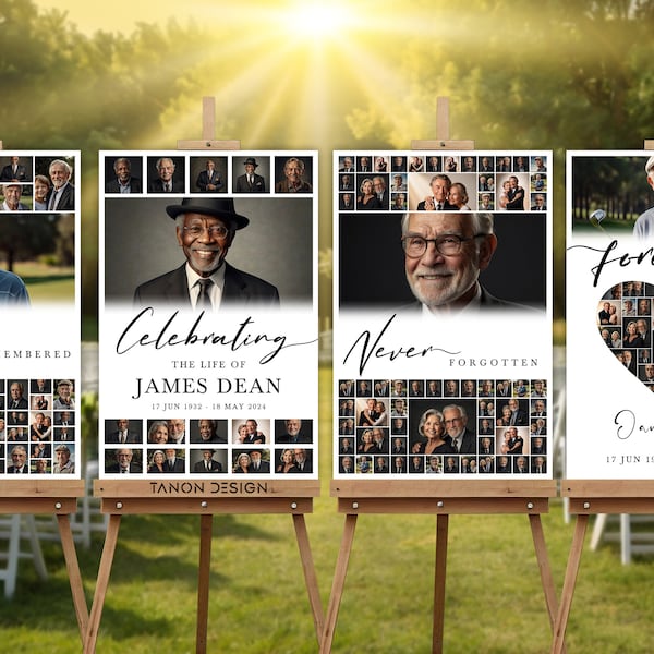 Funeral Memory Board - Etsy