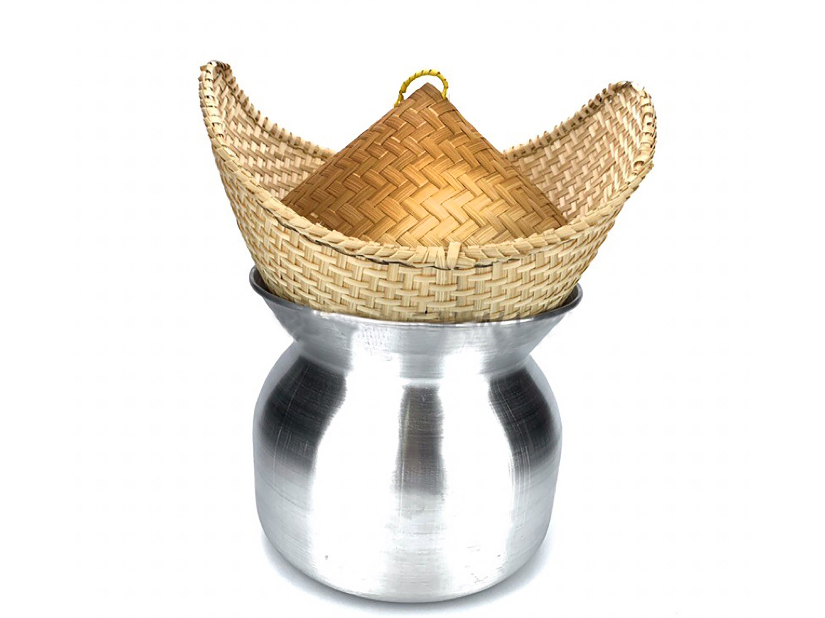 Thai Lao Steamed Sticky Rice Set Steamer pot with lid and | Etsy