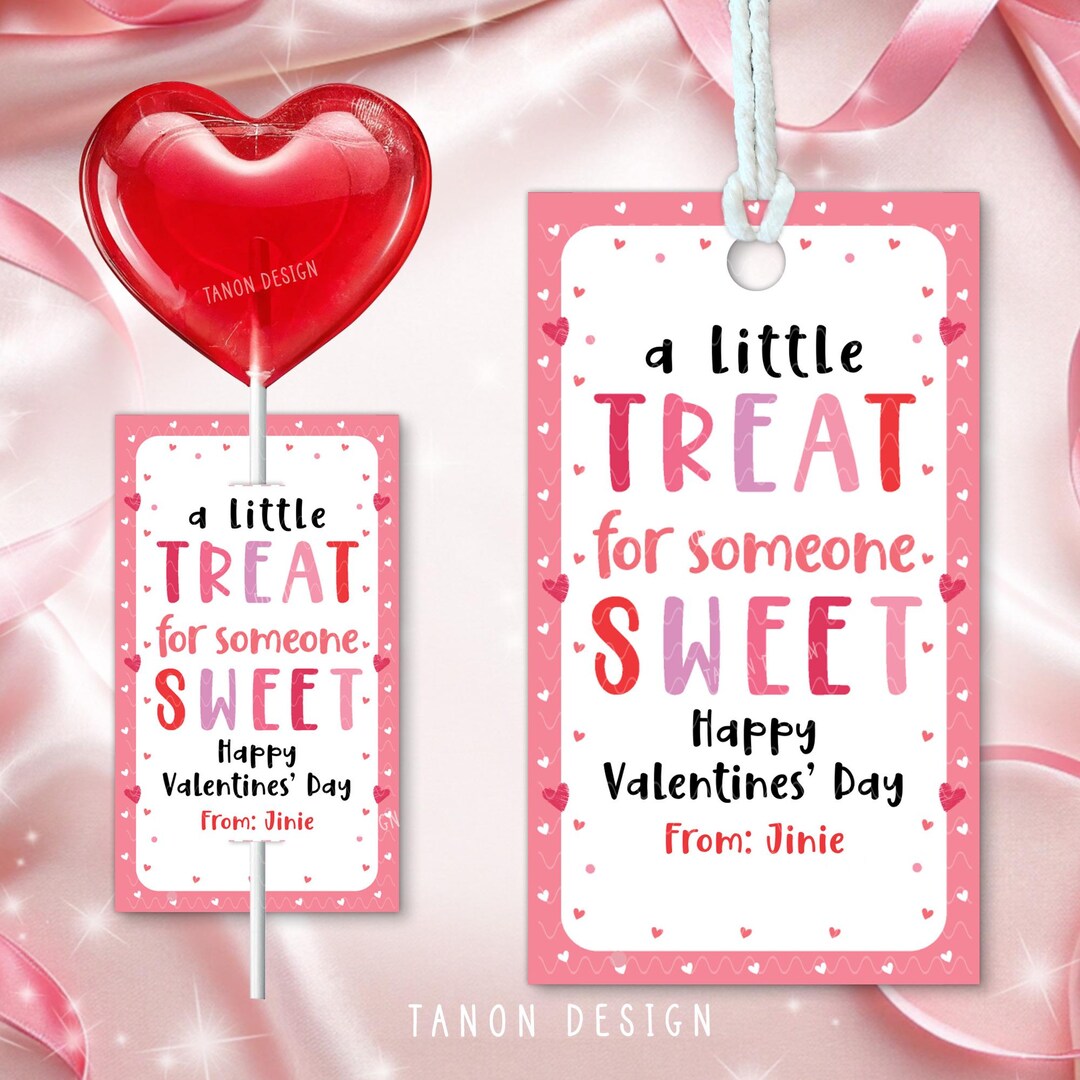 PRINTABLE a Little Treat for Someone Sweet Gift Tag, Treat Tags ...