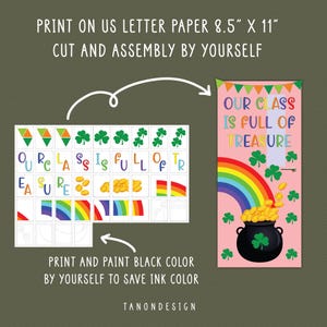 ST. Patrick's Day Lucky Classroom Door Decor and Bulletin Board Kits ...