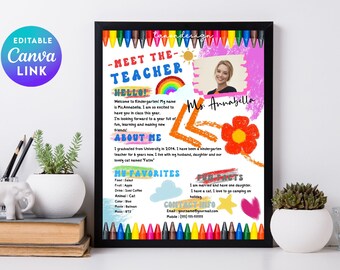 Back to School Night Presentation & Open House Forms Editable - Etsy