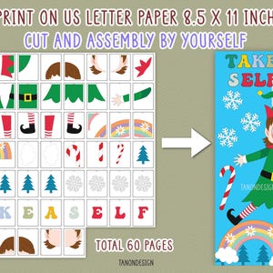 Christmas Classroom Door Decor, Elf Selfie Door Decor Kit, Take a ...