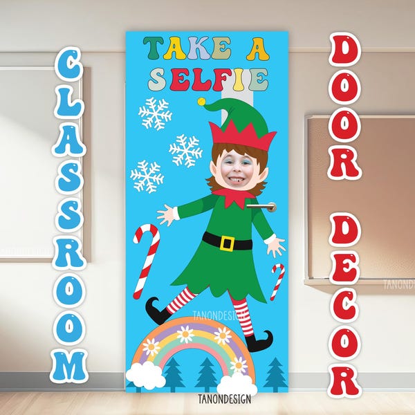 Elfie Selfie Printable - Etsy