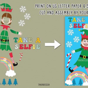 Christmas Classroom Door Decor, Elf Selfie Door Decor Kit, Take a ...