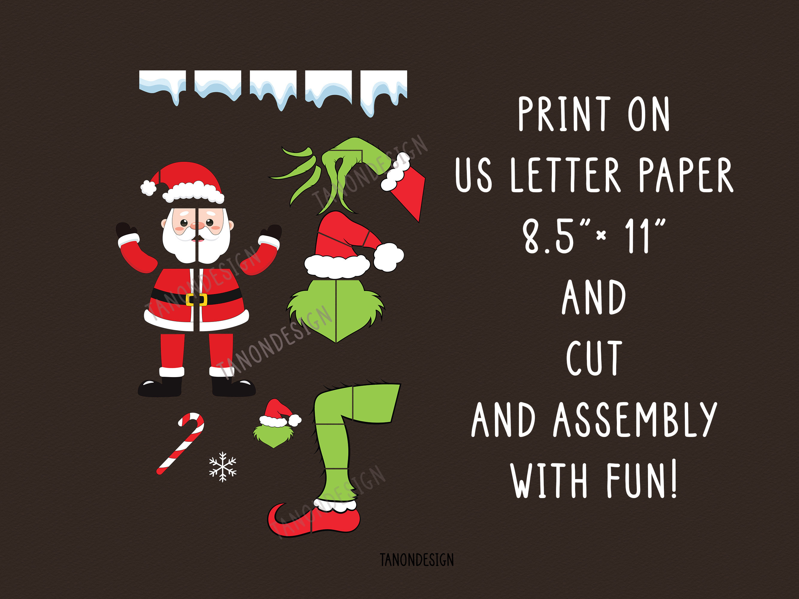 Christmas Classroom Door Decor, Decor Kit, Santa Door Decor Kit ...