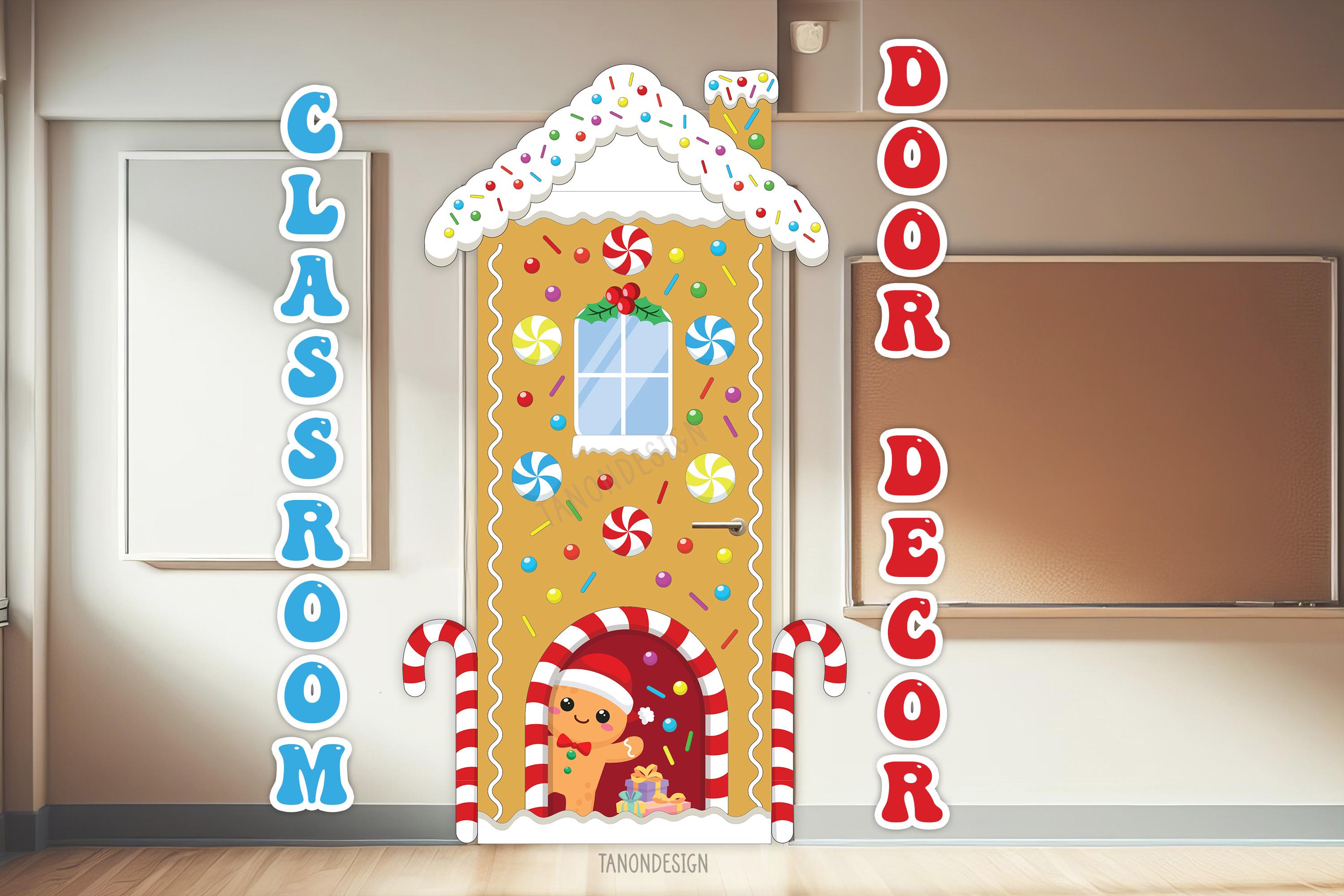 Gingerbread House Classroom Door Decorations JR/ SR High School Door
