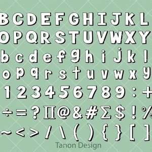 95 Printable 3D Bulletin Board Letters, Classroom Door Decor, Bulletin ...