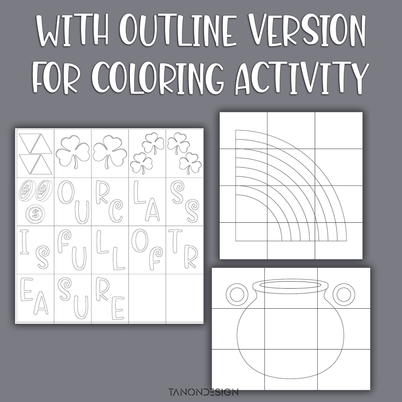 ST. Patrick's Day Lucky Classroom Door Decor and Bulletin Board Kits ...