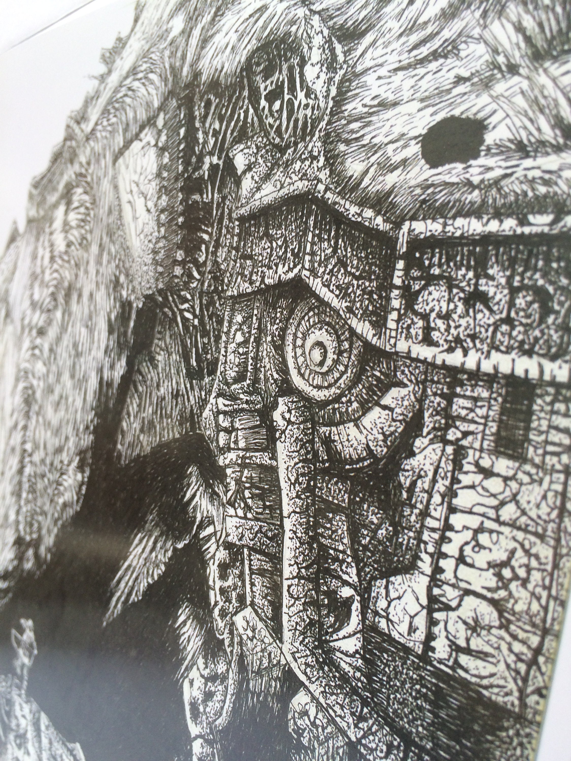 Detailed Ink Artwork: Shadow of the Colossus Fan Art - Etsy