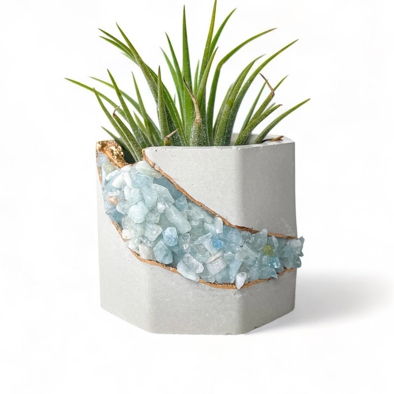 Geode Planter Pot - Etsy