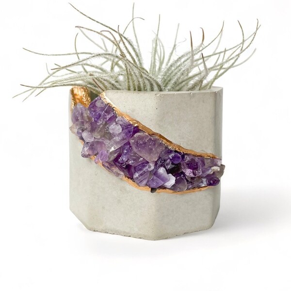 Geode Planter Pot - Etsy