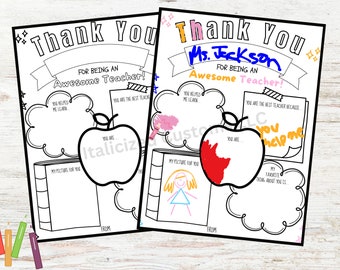 Teacher Appreciation Printable Teacher Appreciation Week Gift Thank You ...