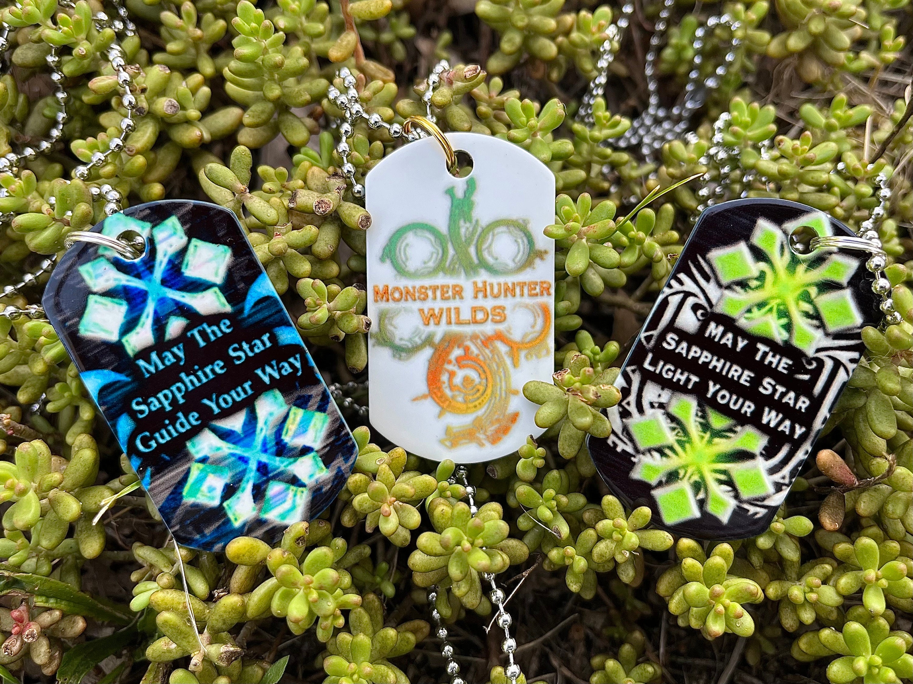 Monster Hunter Dog Tag and Coin Pouch, World Wilds Iceborne, Military ...