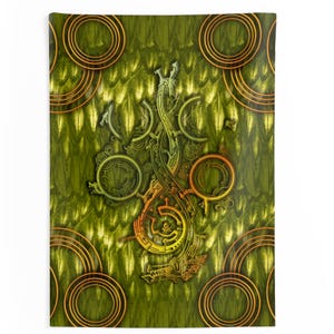 Monster Hunter Wall Tapestry WILDS, Iceborne Quote, Room Decor, MHW ...