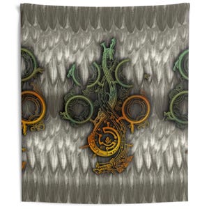 Monster Hunter Wall Tapestry WILDS, Iceborne Quote, Room Decor, MHW ...