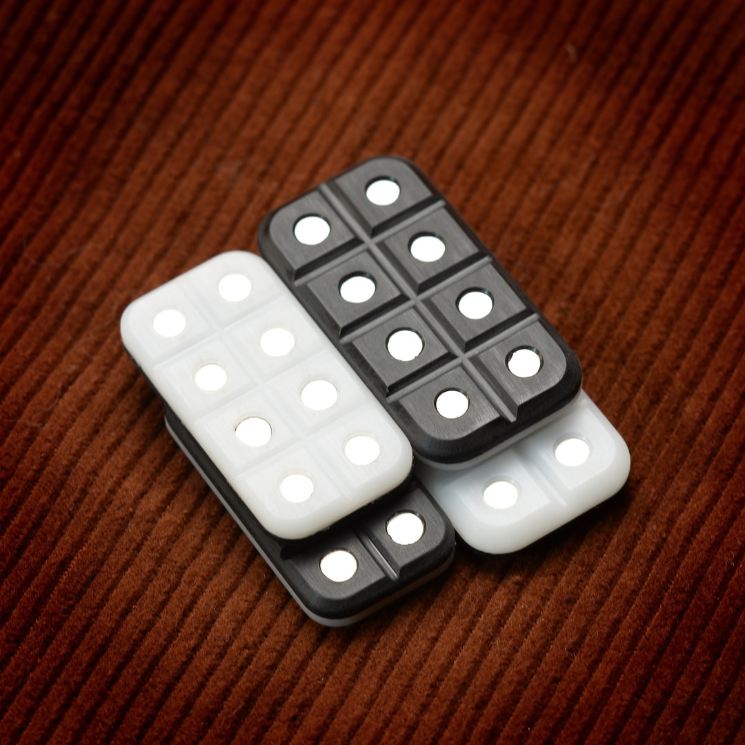 Double-sided Monochrome Magnetic Fidget Slider Rectangular Chocolate ...