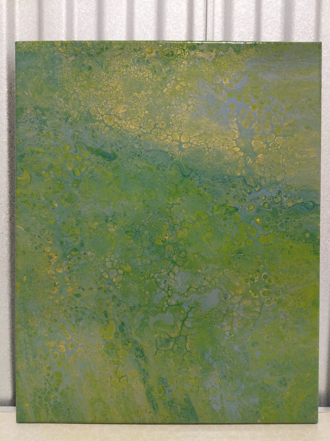 Algae16x20 Acrylic Fluid Art Painting abstract - Etsy