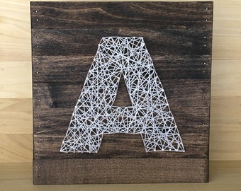 String art letter | Etsy