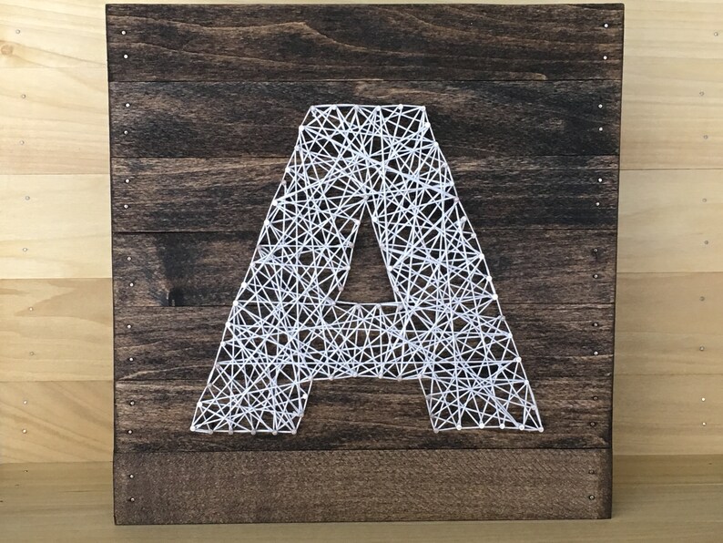 Customize Letter String Art - Etsy