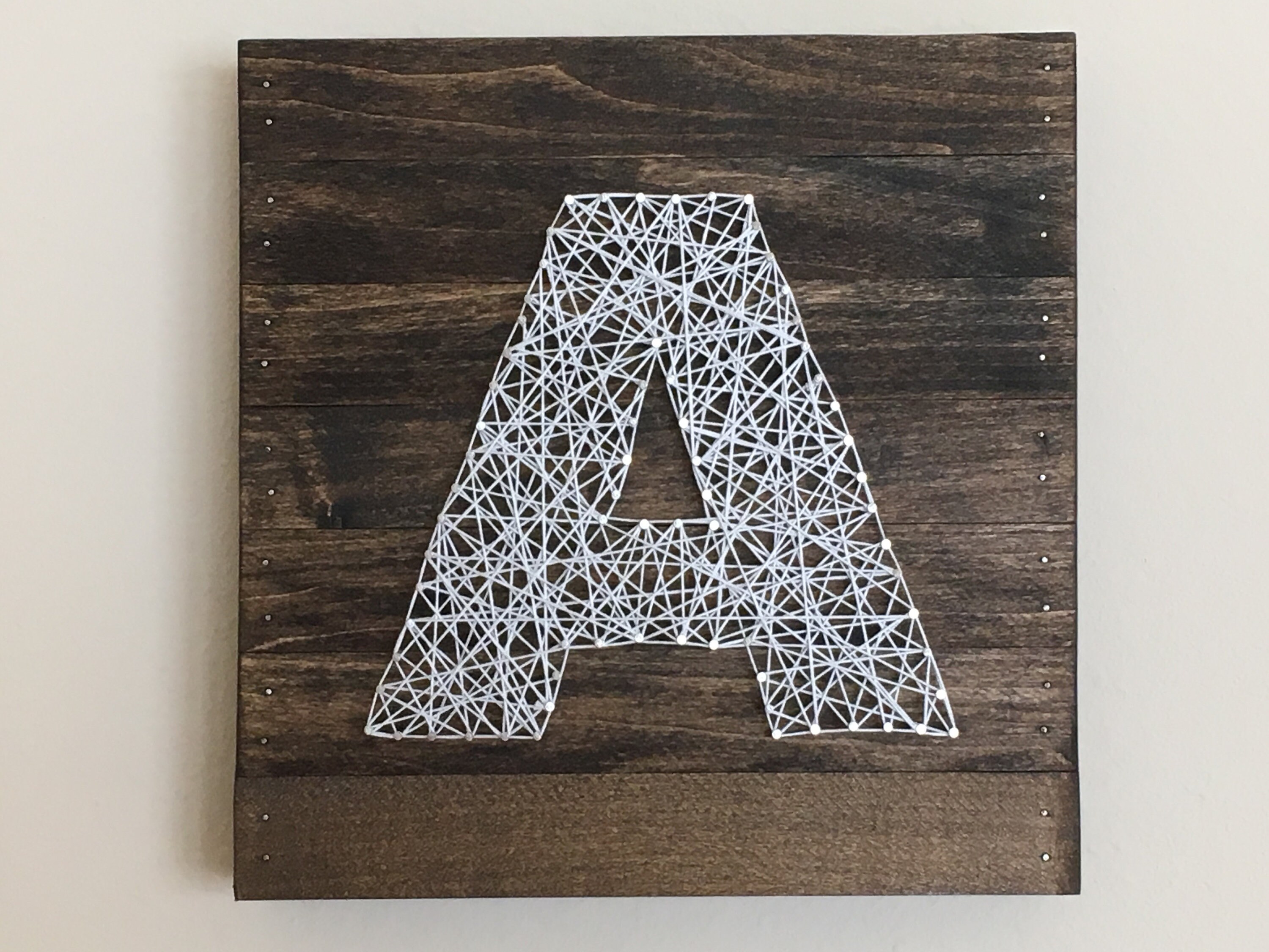 Customize Letter String Art - Etsy